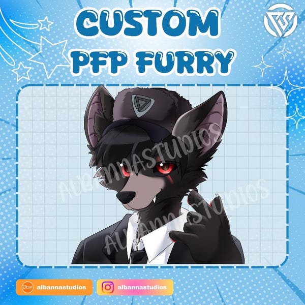 Custom Drawing Anime Character Furry Commission, Fursona, Anthro, Furry ...