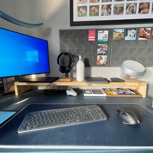 Westerton Rustic Hand Built Monitor Shelf Stand Reclaimed | Etsy