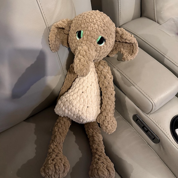 No Sew English PDF Crochet Pattern Bulky and Quick Plush House Elf ...