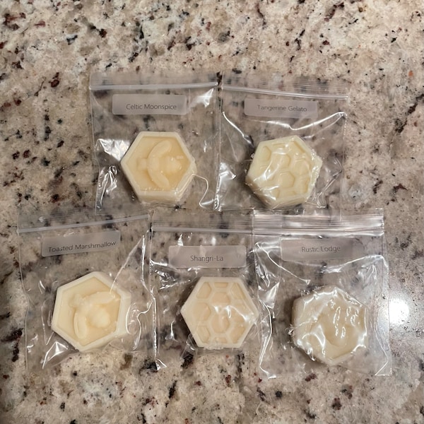 Sample of Beeswax Scents| Beeswax Melts Samples - Etsy