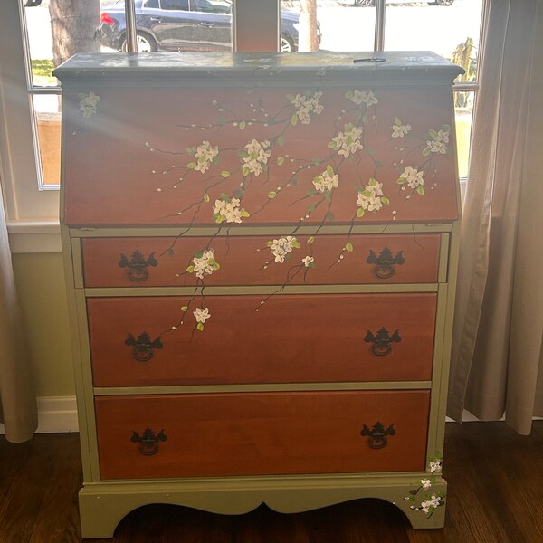 NOT 4 SALE! Antique Night Stand, Beach Lovers Furniture, Blue Green End ...