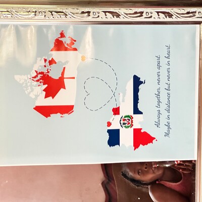 Exchange Student Map Port Washington New York USA - Etsy