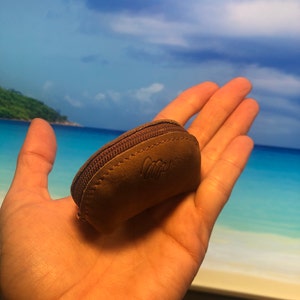 Tiny Leather Coin Purses, Mini Coin Purses, Coin Bags, Tiny Folding ...