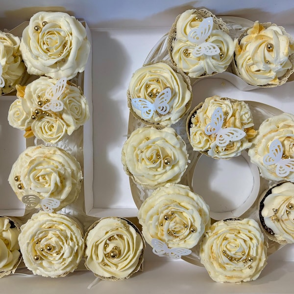 Cupcake Letter Boxes, Instruction Guide & Templates, Instant Download ...