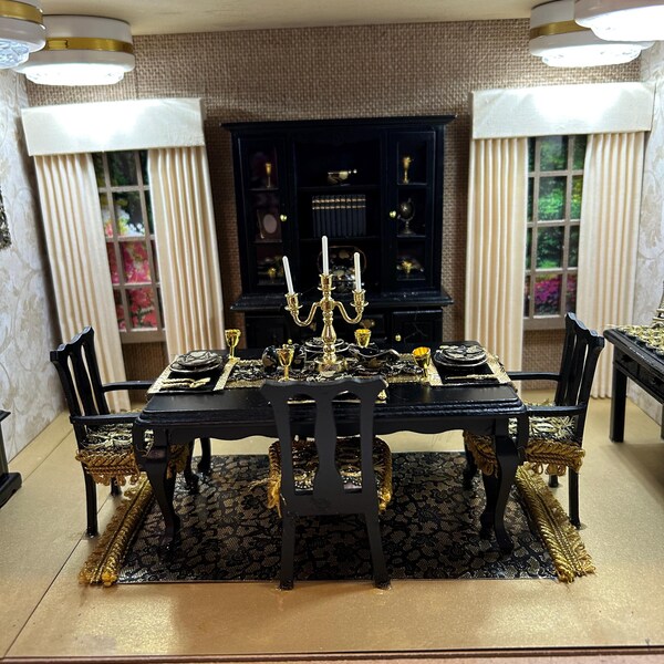 Dollhouse Miniature 1-144 Dollhouse Resin Montgomery Dolls House ...