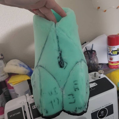 Hollow Foam Foot Hoof Pattern - Etsy Australia