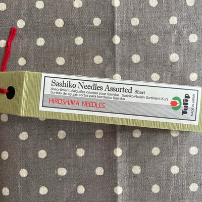 Sashiko Cloth summertime Hand Printed With Water Soluble Ink - Etsy