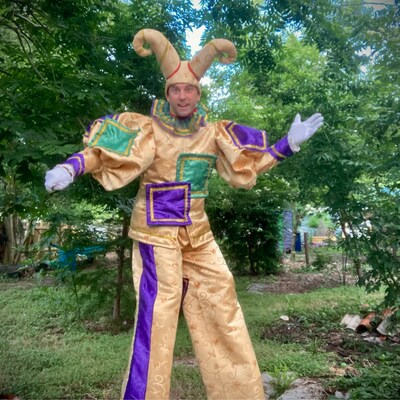 Circus Mime Stilt Costume - Etsy