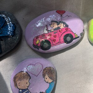 Assortment of Cute Animal Mommy and Baby Painted Rocks | Etsy