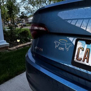 Cat Ear Halo Custom Car Decal Personalized - Etsy