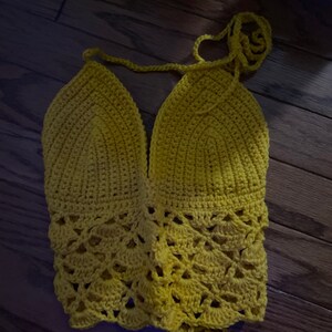 Half Shelled Crochet Crop Top - Etsy