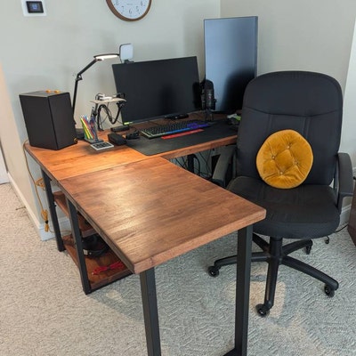 Custom Butcher Block Desk Walnut Custom Made With Sustainably Sourced ...
