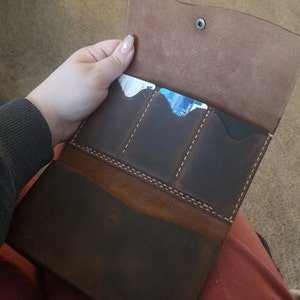 Personalized Womens Wallet, Distressed Leather Wallet for Women, Womens ...