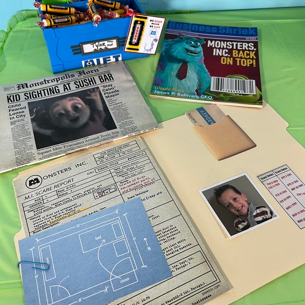 Child Scare Report Customizable Monster Movie Prop - Digital Download ...