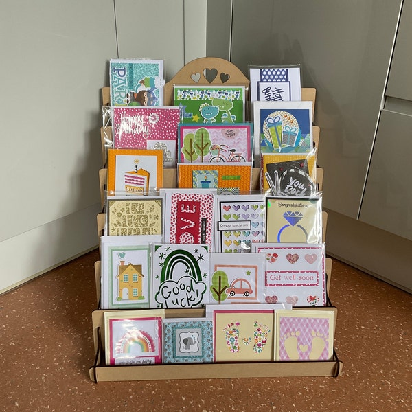MDF Card Stand - 3 to 7 Tiers - Etsy