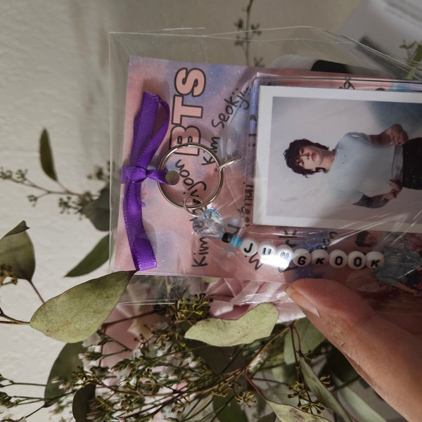 BTS Inspired Double Sided Jungkook Seven Keychain , Kpop Keychains, Kpop Bias Keychain, JK ...
