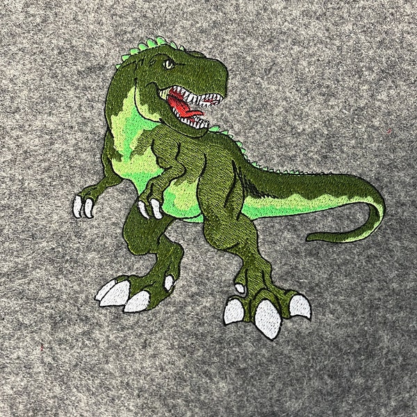 T-rex Machine Embroidery Design - Dinosaur Embroidery Files - 7 Sizes ...