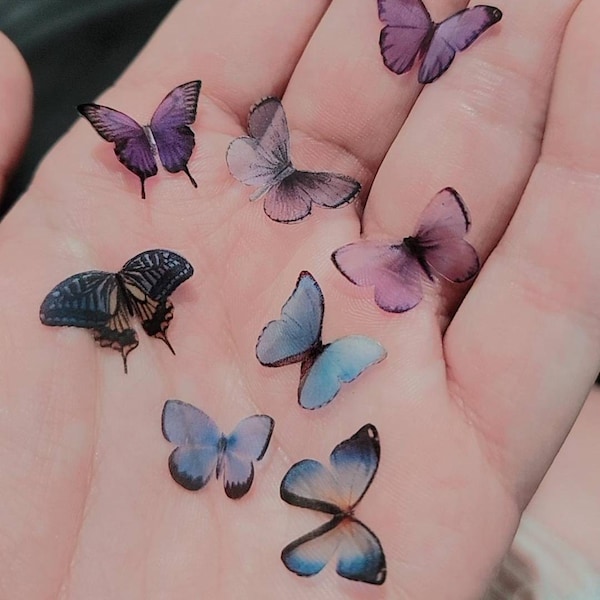 Miniature Individual Butterflies ~ Plastic - Etsy