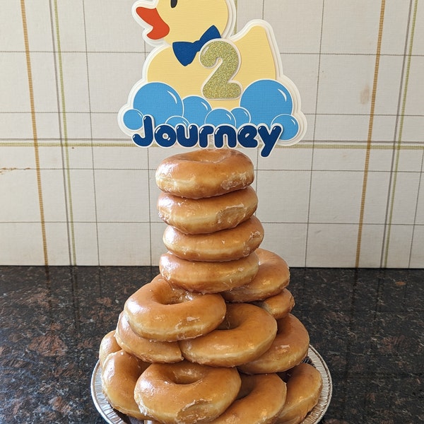 Boy Rubber Duck Cake Topper, Rubber Ducky Cake Topper, Rubber Duck ...