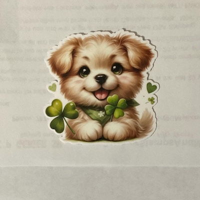 White Cat Sticker, Cat Reading Book Sticker, Chinese Floral Cat Sticker ...
