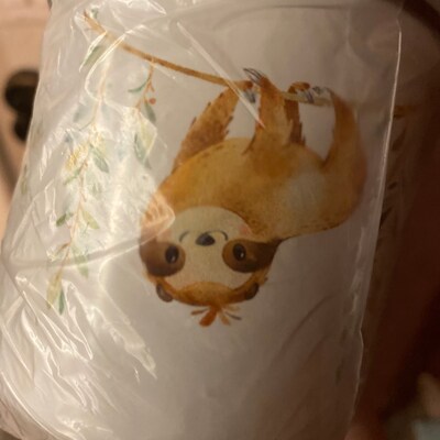 Sloth Camp Mug Personalized, Campfire Mug, Sloth Lovers, Camping Mug ...