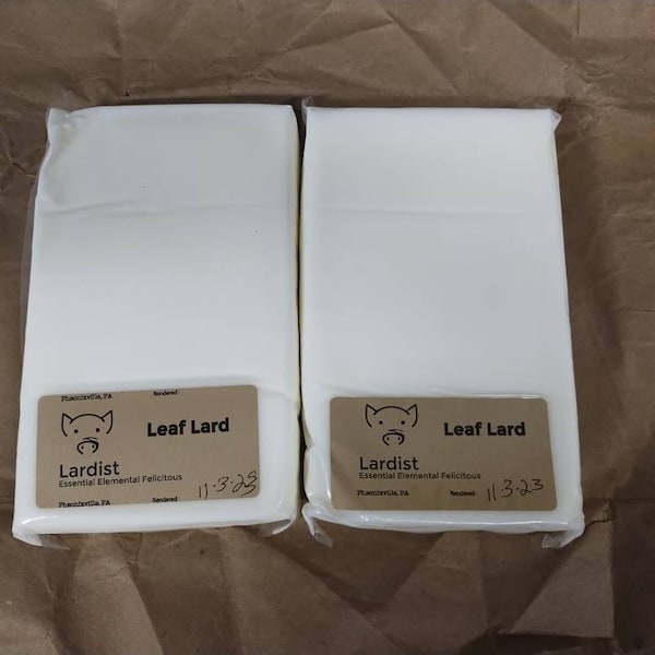 Leaf Lard- Ethically Raised and Sourced - Etsy