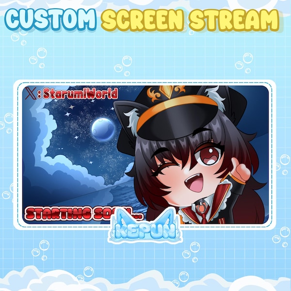 Custom Animated Stream Screen Pack / Custom Twitch Stream Screen ...