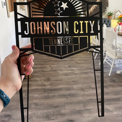 City of Johnson City Replica Sign - Etsy