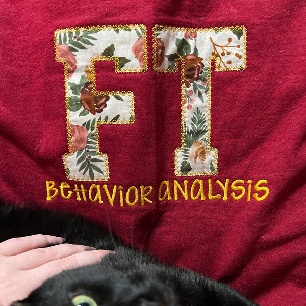 Custom College Initials Mascot Embroidered Sweatshirt, College Pride ...