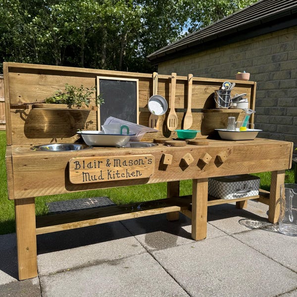 Get Ready for Summer Children’s Quality Personalised Mud Kitchen With ...