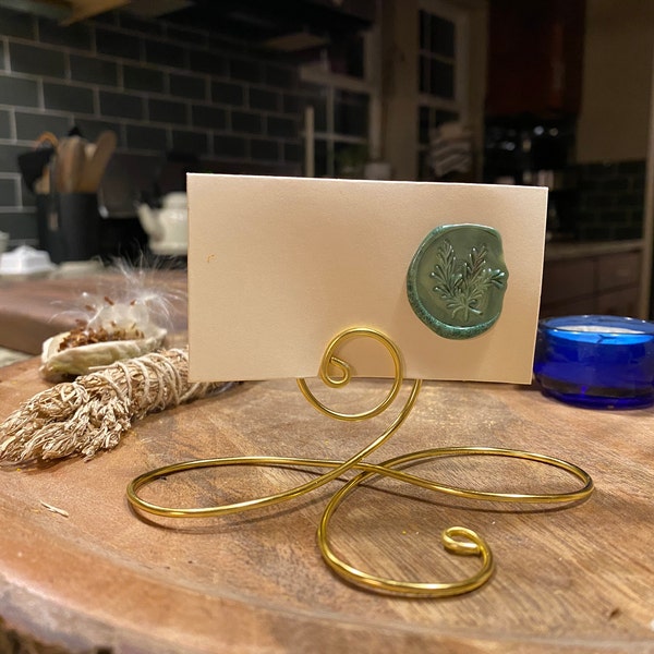 Set of 20 Large Wire Infinity Bow Table Number Holders, Black, Gold and ...