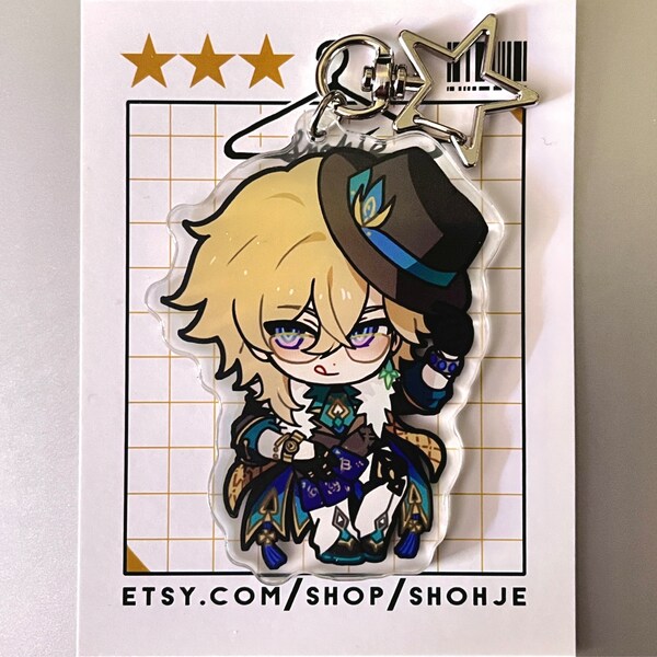 HONKAI STAR RAIL Penacony Keychain Charms - Sunday Gallagher Robin ...