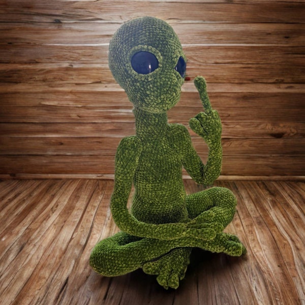 Alien Crochet Amigurumi Pattern DIGITAL Download PDF by Crafty ...