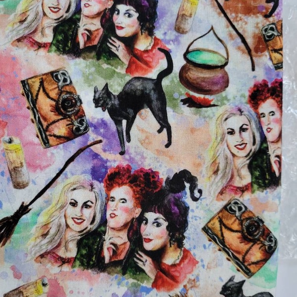 Hocus Pocus Halloween Fall 100% Cotton - Etsy