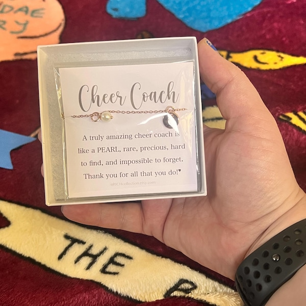 Cheer Coach Appreciation Gift for Her Necklace Gift Jewelry Gift Gift ...