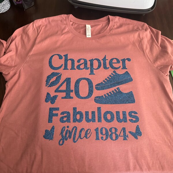 Chapter 40 Fabulous Since 1984 Svg, Fabulous at 40 Svg, 40th Birthday ...
