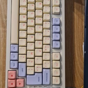 173pcs Cute White Black & Orange Keycaps Set for Mechanical Keyboard ...