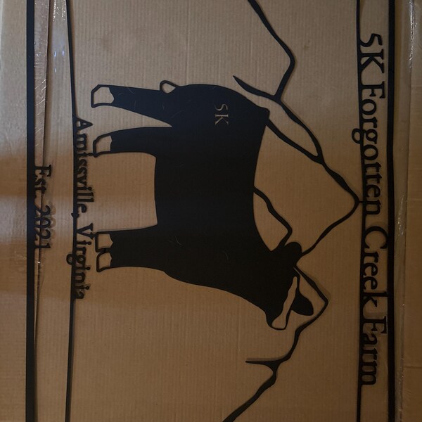 Custom Metal Family Crest Sign / Family Crest / Metal Family Crest ...