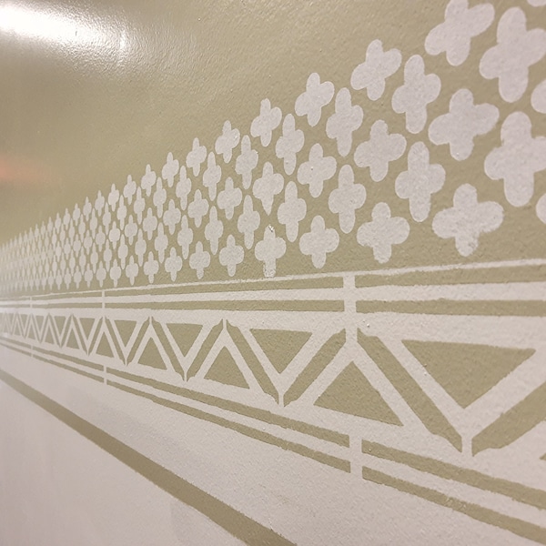 Petite Design Allover Wall Stencil by Designer Stencils Wall Stencil ...