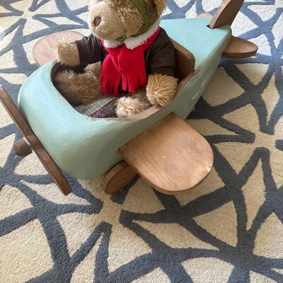 Plane Prop, Newborn Props, Flugzeug, Wooden Vintage Airplane, Photo ...