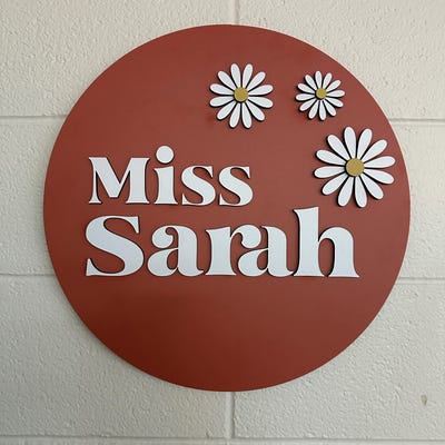 Small Name Sign, Nursery Name Sign, Wood Cutout Name Sign, Small ...