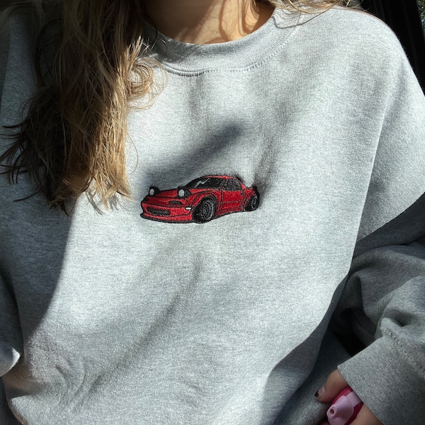 JDM Embroidered Sweatshirt - W - Etsy