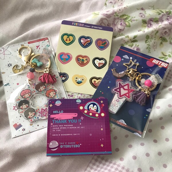 ASTRO Lightstick / Astro Keychain / Key Ring / Astro Charm / Kpop ...