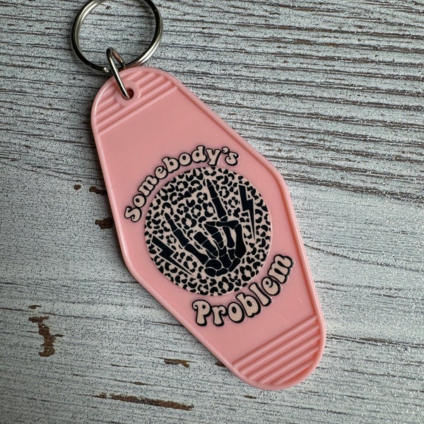 UV DTF Sticker for Retro Motel Keychain Ready to Apply No Heat Needed ...