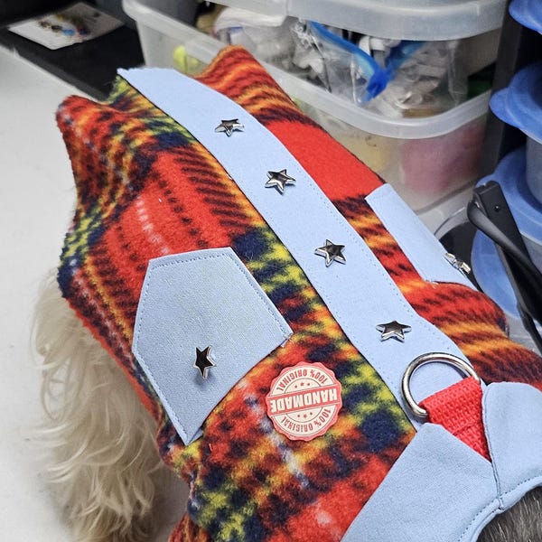 Lumberjack Dog Shirt Sewing Pattern Sm/med – PDF DIY Flannel Outfit for ...