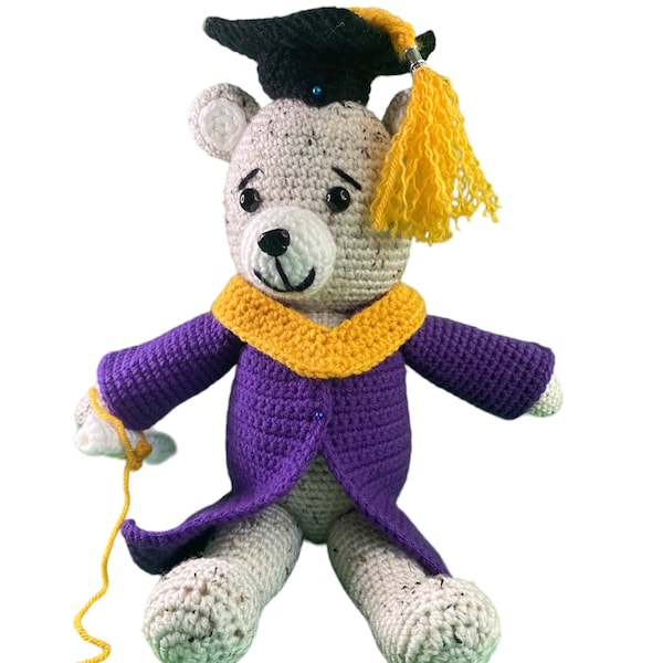 CROCHET PATTERN: Graduation Teddy / Amigurumi / Graduation Gift ...