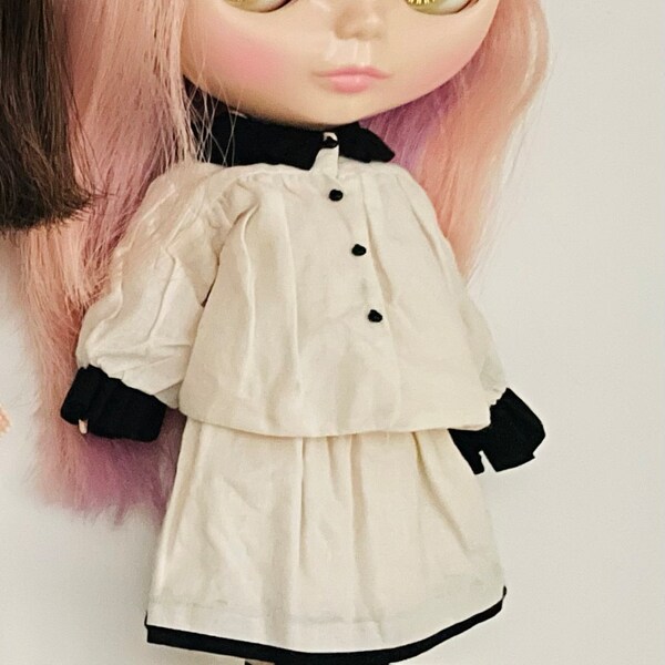 Top+skirt+apron Blythe Doll Clothes,1/6 Doll Clothes for Azone OB24 ...