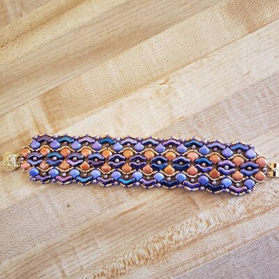 Egypt Necklace beading Tutorial Amos Ios Kheops Par Puca Crescent ...