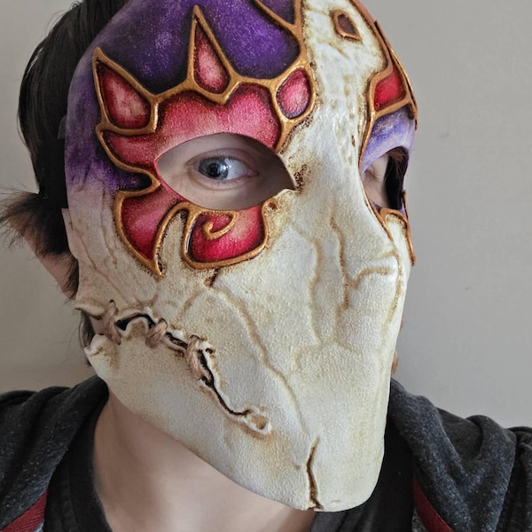 Angel Mask Seraphim Wings Halo Halloween Headpiece Fantasy Goddess ...