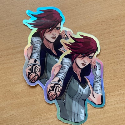 Jinx Vinyl Sticker 3 Variations Arcane Sticker Hey Chuck - Etsy